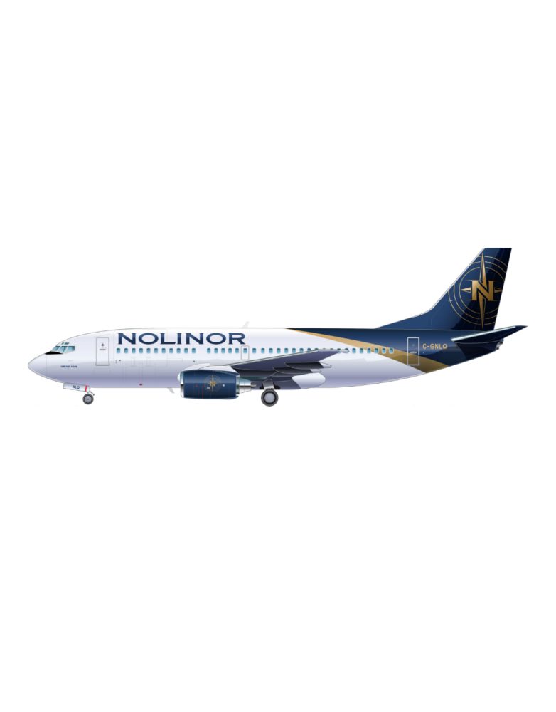 B737-300 Collector’s Sticker - Nolinor Boutique